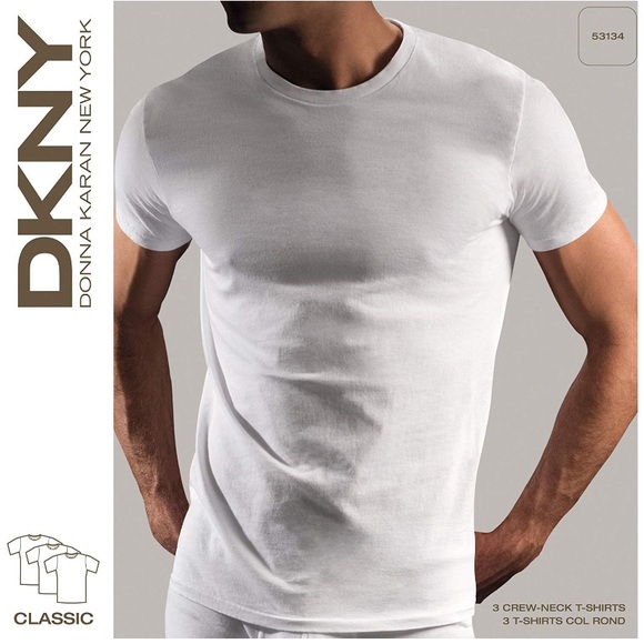 Dkny | Shirts | Dkny Mens 3 Pack Classic Crew Neck Shirt In Medium ...